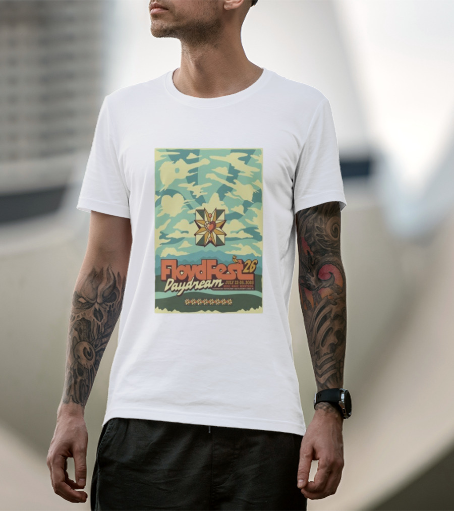 FloydFest 2026 Daydream Music Magic Mountains July 22-26 Event T-Shirt