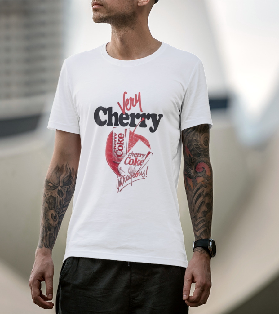 Very Cherry Coke Outrageous Vintage Soda Can Aesthetic T-Shirt