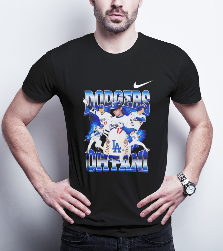 Los Angeles Dodgers Shohei Ohtani Baseball Nike MLB Icons T-Shirt