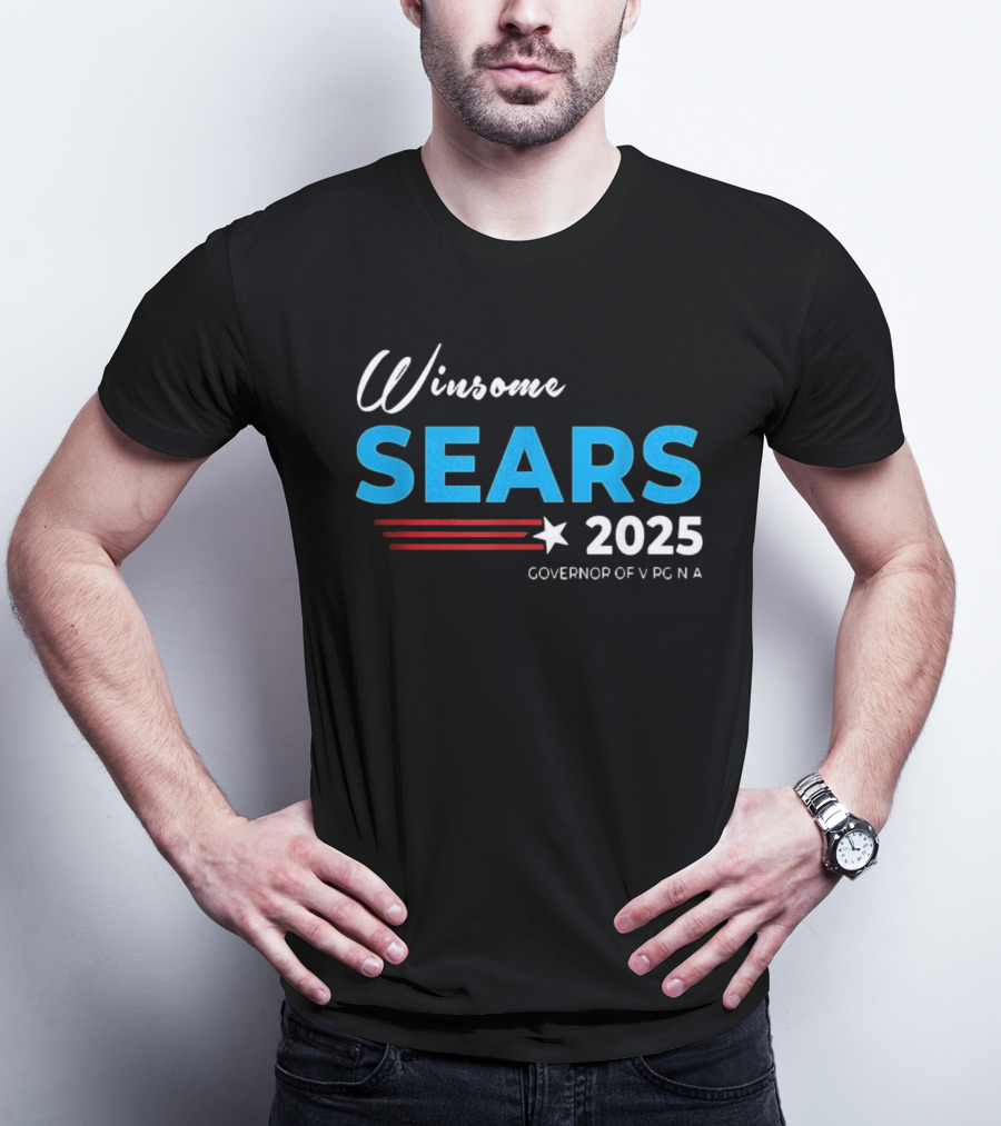 Winsome Sears Governor Of Virginia 2025 Election Campaign T-Shirt