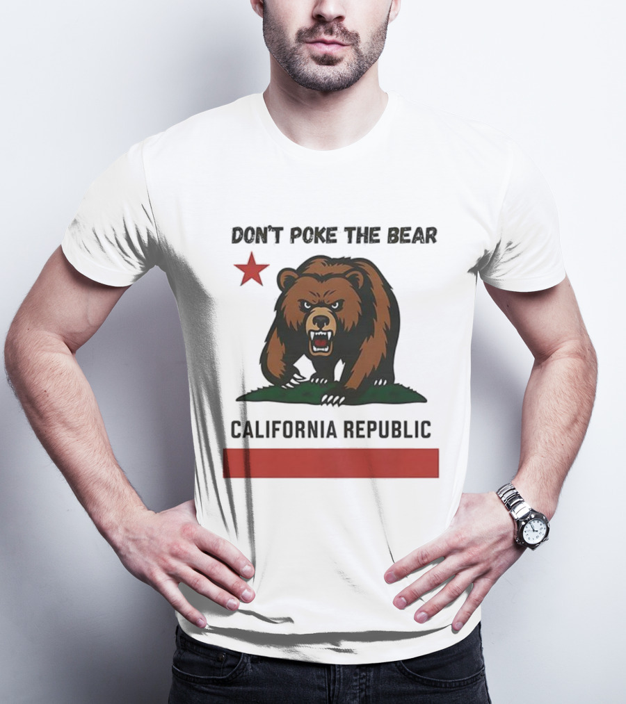 Don’t Poke The Bear California Republic Star Icon T-Shirt