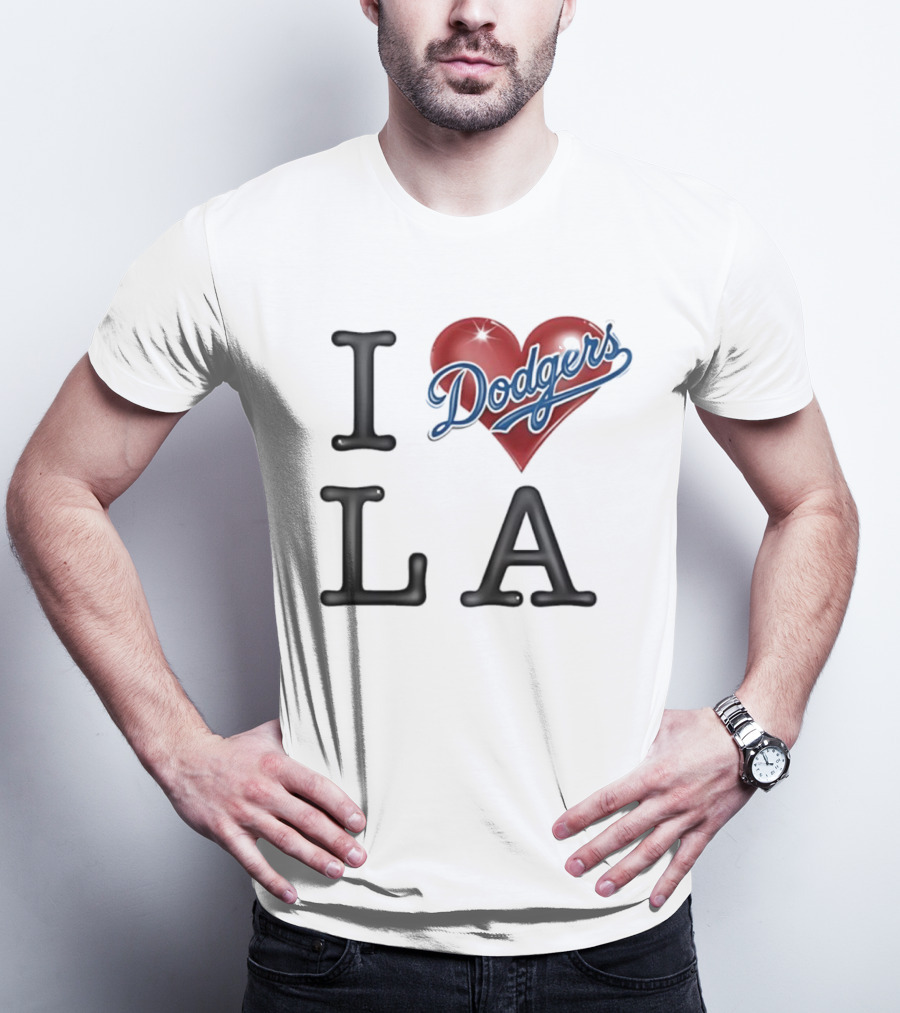 I Heart Dodgers LA T-Shirt