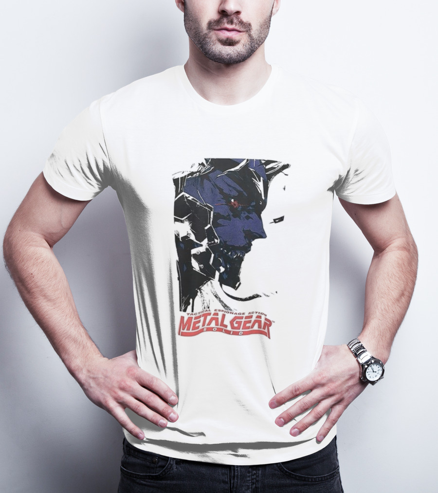 Metal Gear Solid Tactical Espionage Action Iconic Snake Illustration T-Shirt