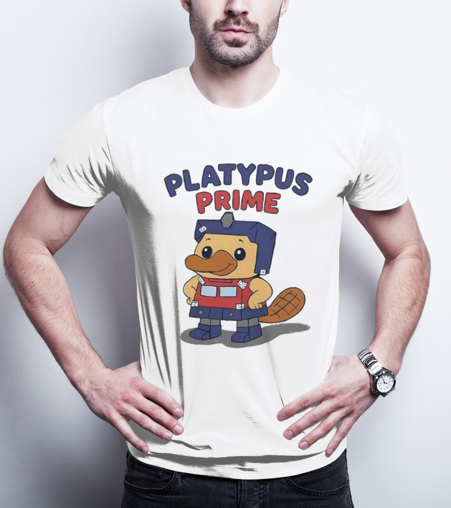 Platypus Prime Optimus Transformers Cute Crossover T-Shirt