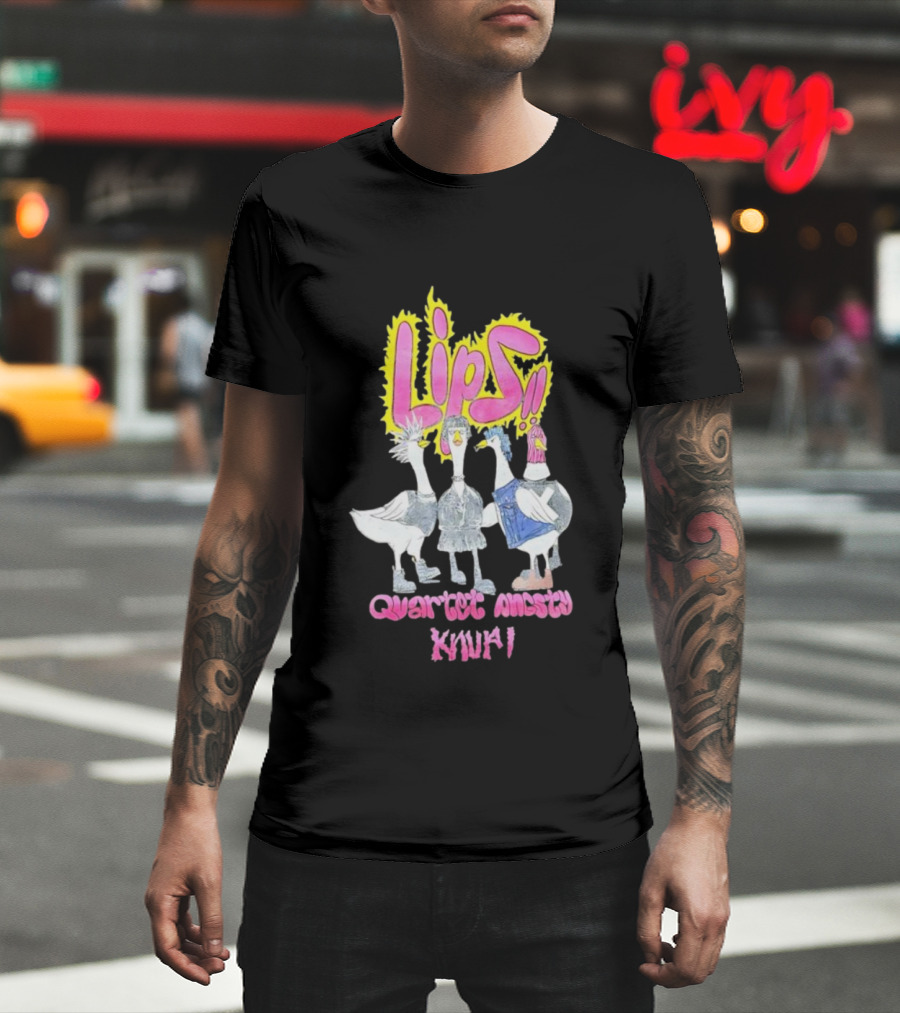 Lips Quartet Ancstry KNUF Ducks Dressed T-Shirt