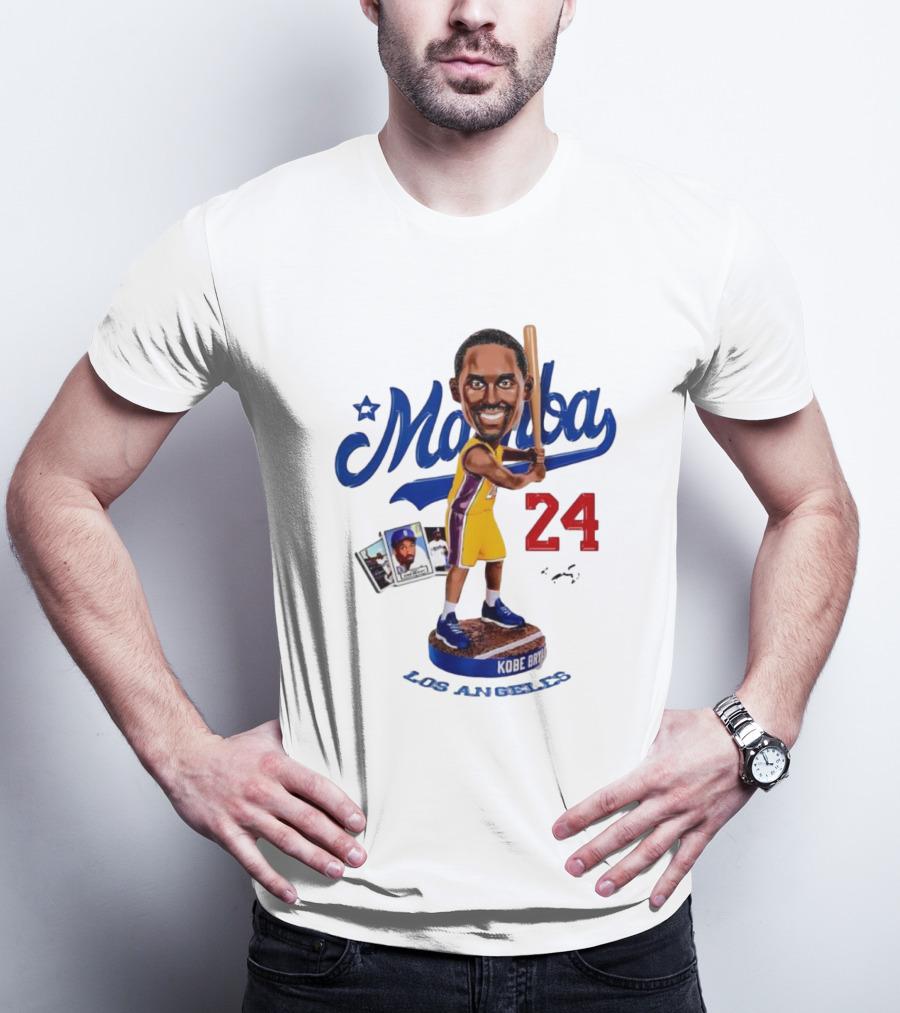 Mamba Los Angeles Kobe Bryant 24 Baseball Bobblehead Dodgers Tribute T-Shirt