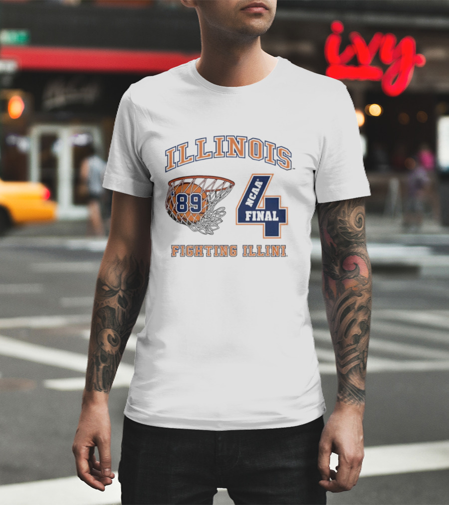 Illinois Fighting Illini Vintage ’89 Final Four T-Shirt