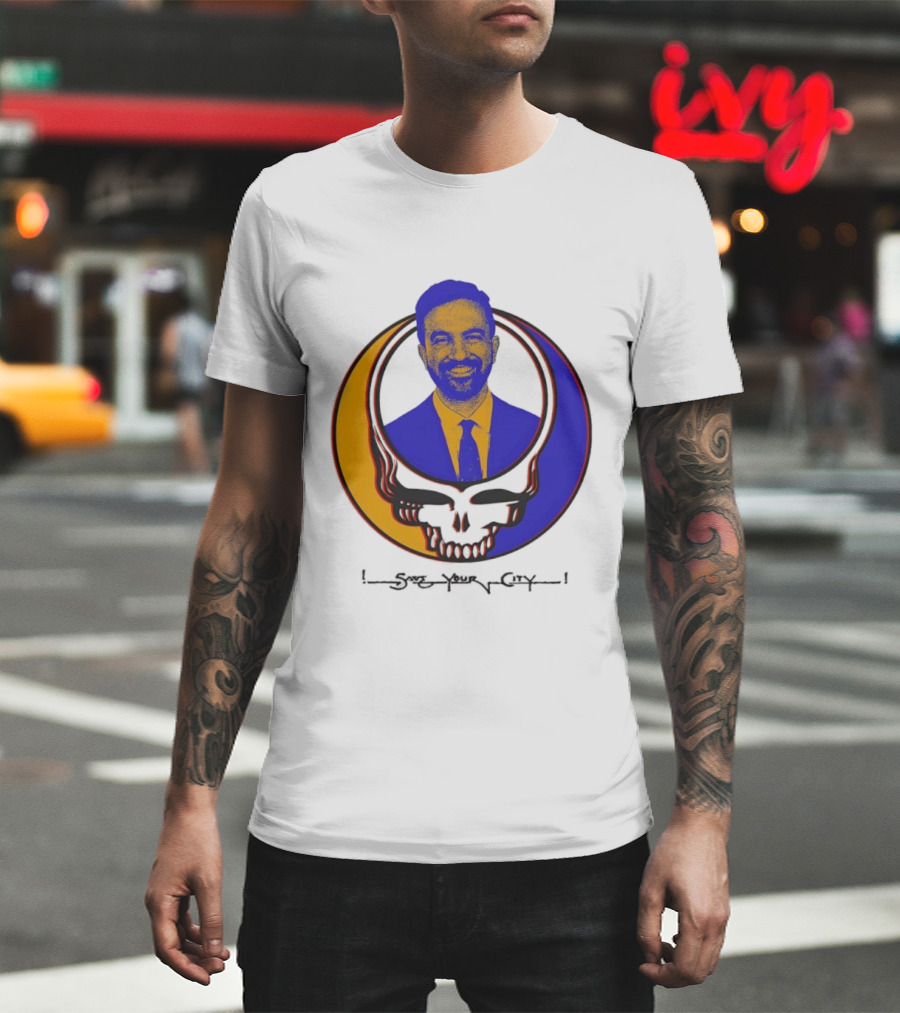 Steal Your Face X Zohran Mamdani Logo T-Shirt