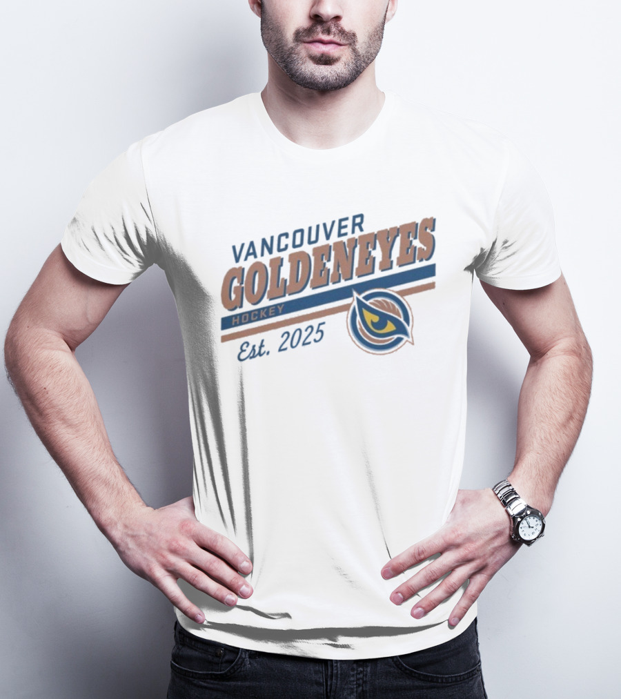 Vancouver Goldeneyes Hockey Est 2025 PWHL Sportiqe T-Shirt