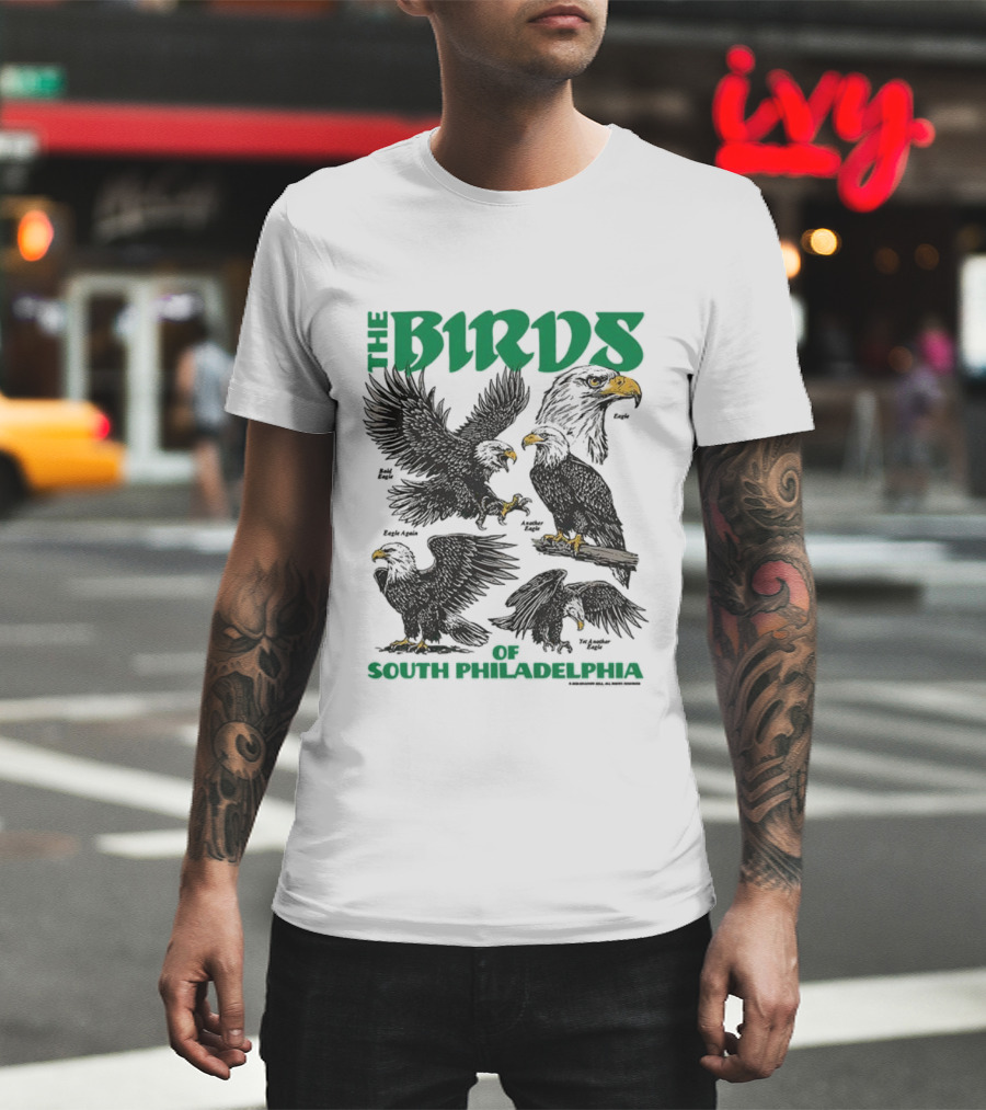 Philadelphia Eagles The Birds Of South Philadelphia Iconic Team Spirit T-Shirt