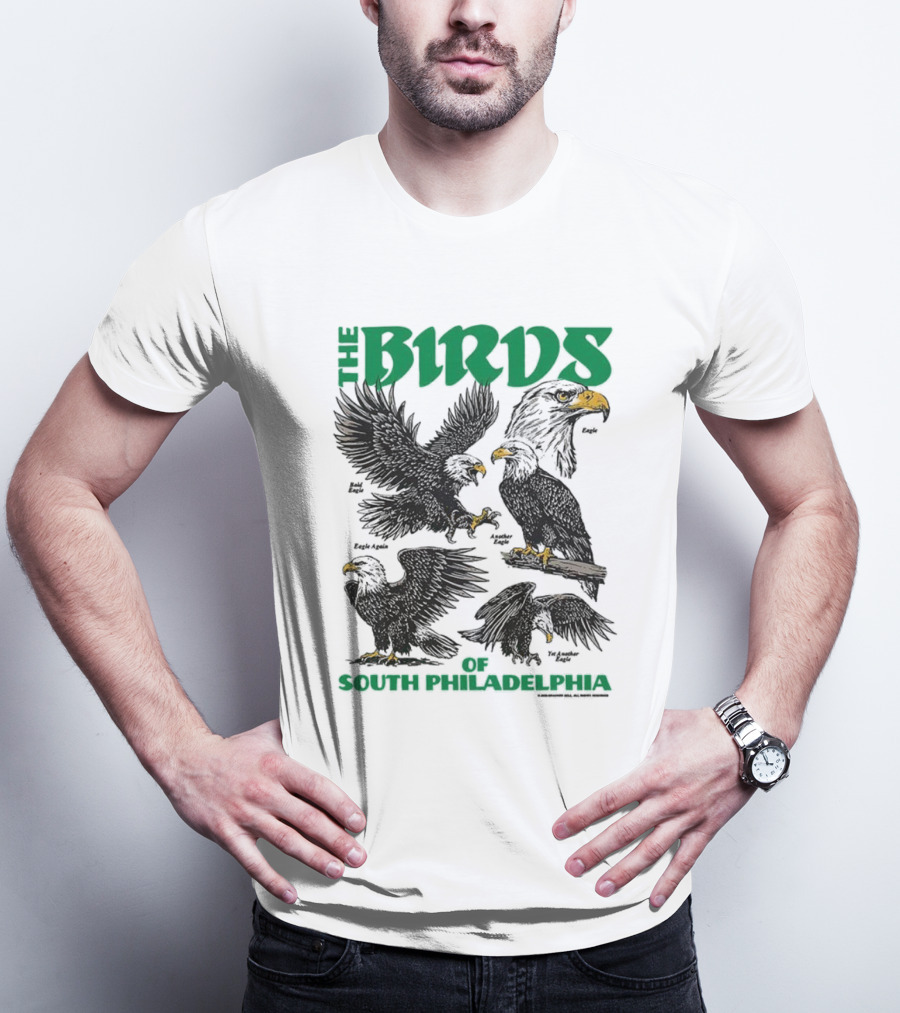 Philadelphia Eagles The Birds Of South Philadelphia Iconic Team Spirit T-Shirt