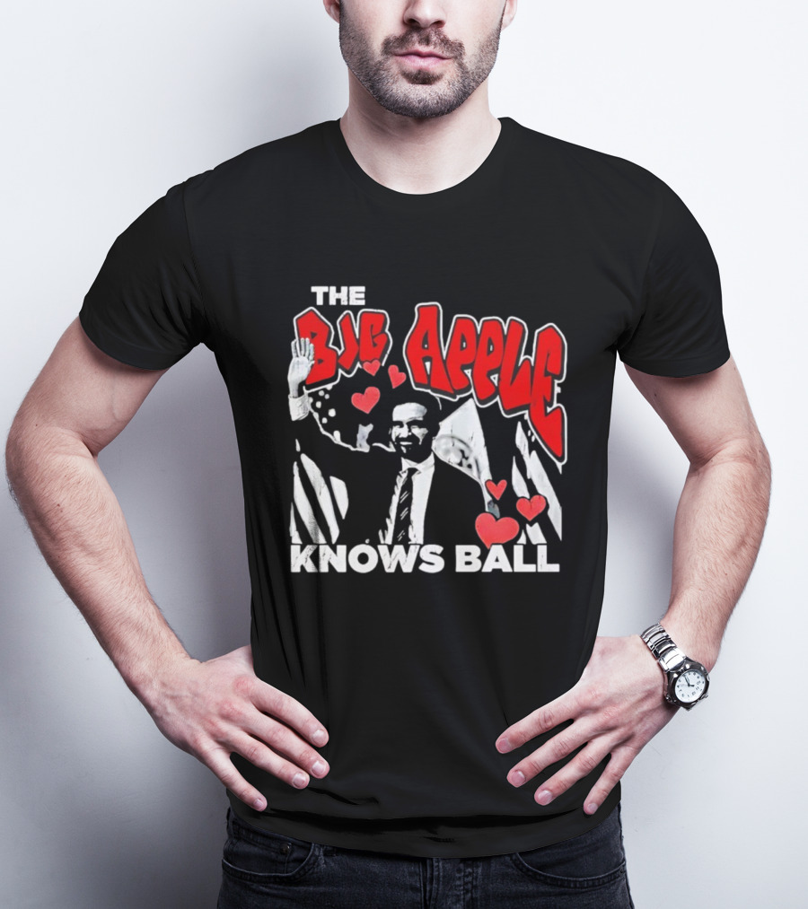 The Big Apple Knows Ball Zohran Mamdani New York City T-Shirt