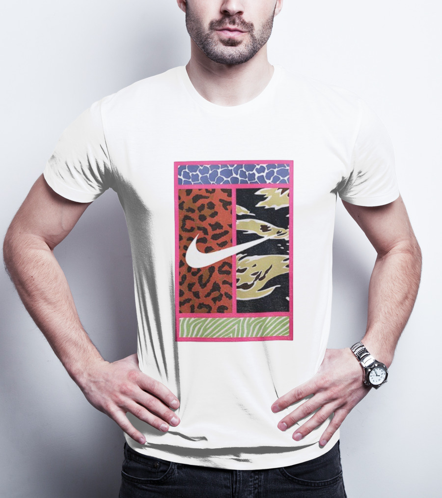 Carlos Alcaraz Nike Dri-FIT Court Swoosh Animal Print 갱스터 T-Shirt