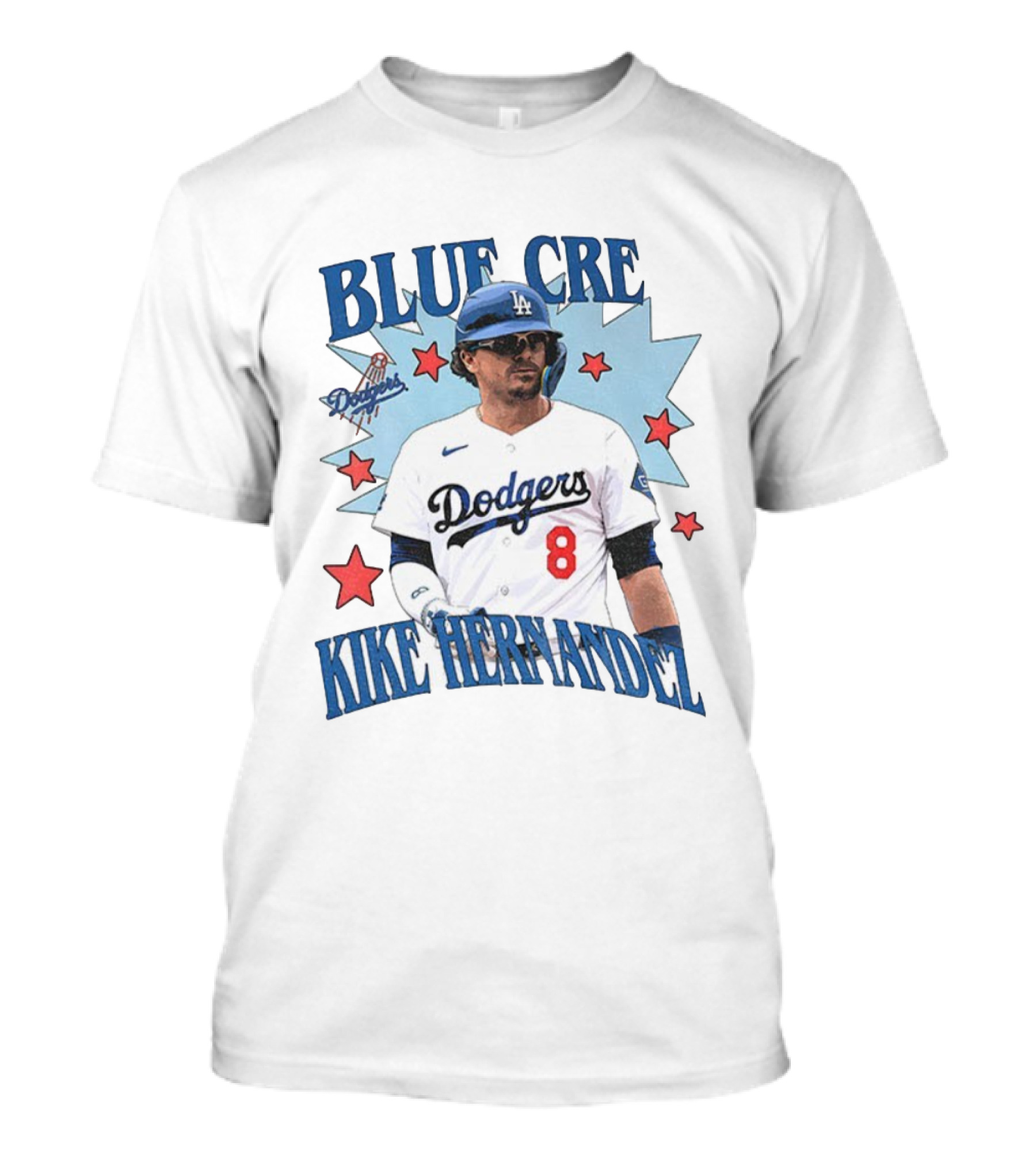 Kiké Hernández Dodgers Blue Crew Los Angeles MLB Baseball 2025 T-Shirt