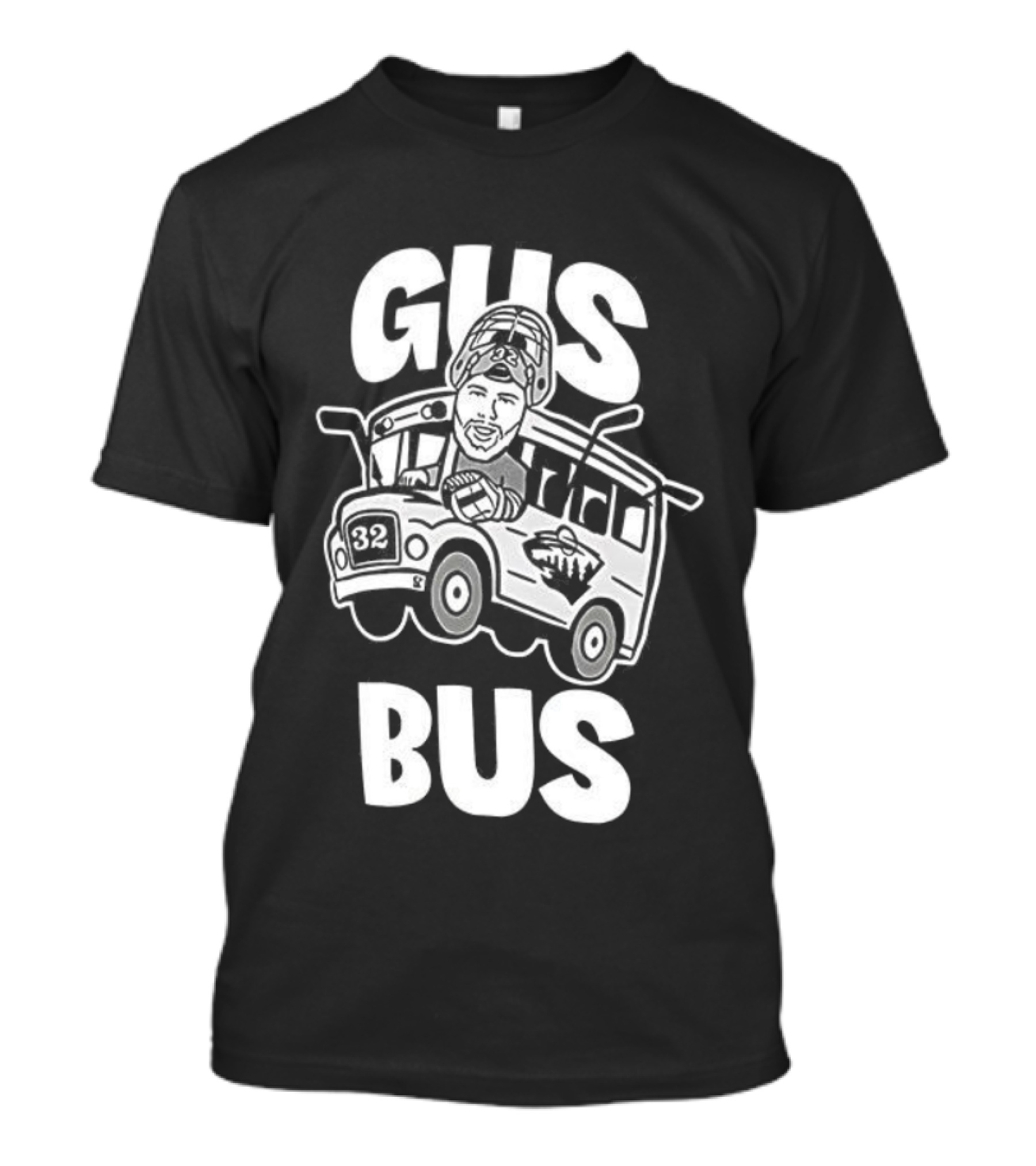 Gus Bus All Aboard Zach Parise Minnesota Wild Hockey T-Shirt
