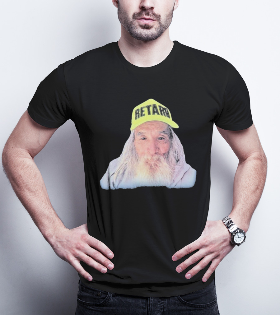RETARD Fuji Parody Hat Old Man Iconic Style T-Shirt