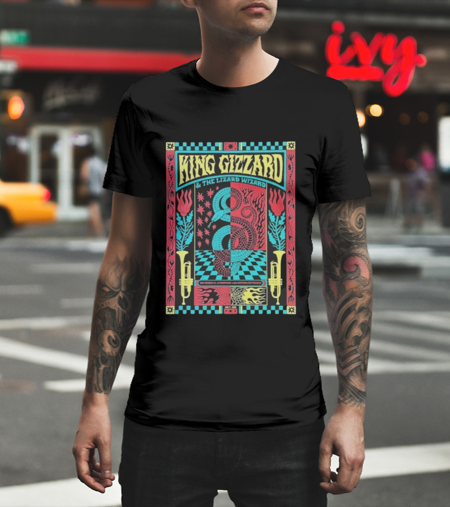 King Gizzard And The Lizard Wizard Den Bosch Netherlands Mainstage November 7 2025 Symphony Rotterdam T-Shirt