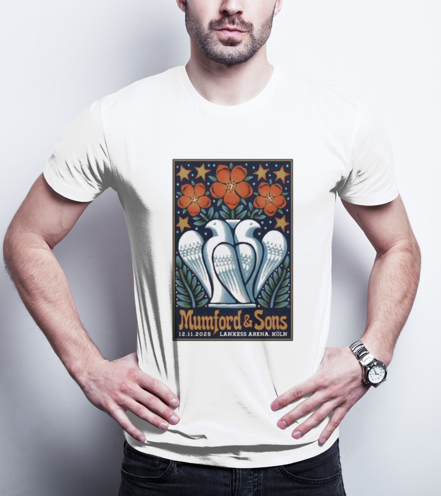 Mumford And Sons Cologne Lanxess Arena November 12 2025 Event Art T-Shirt