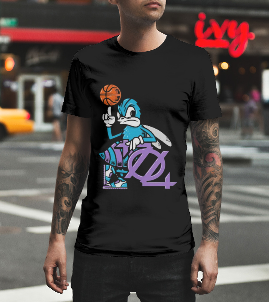 Charlotte Hornets Let’s Ball Buzz Mascot 704 T-Shirt