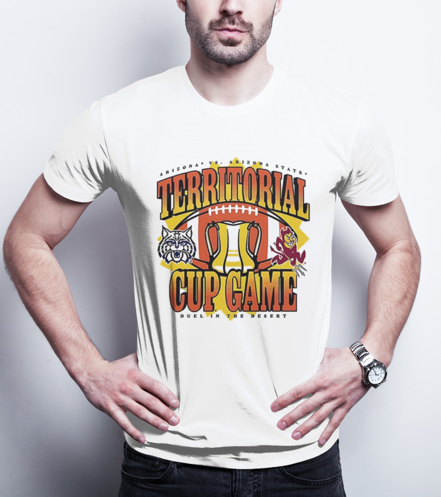 Arizona State Sun Devils Arizona Wildcats Territorial Cup Game Football Showdown T-Shirt