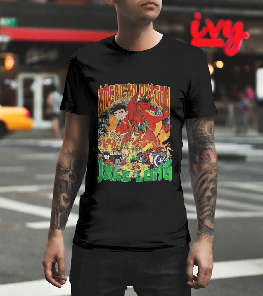 American Dragon Jake Long Disney Characters Cartoon Series Fan Favorite T-Shirt