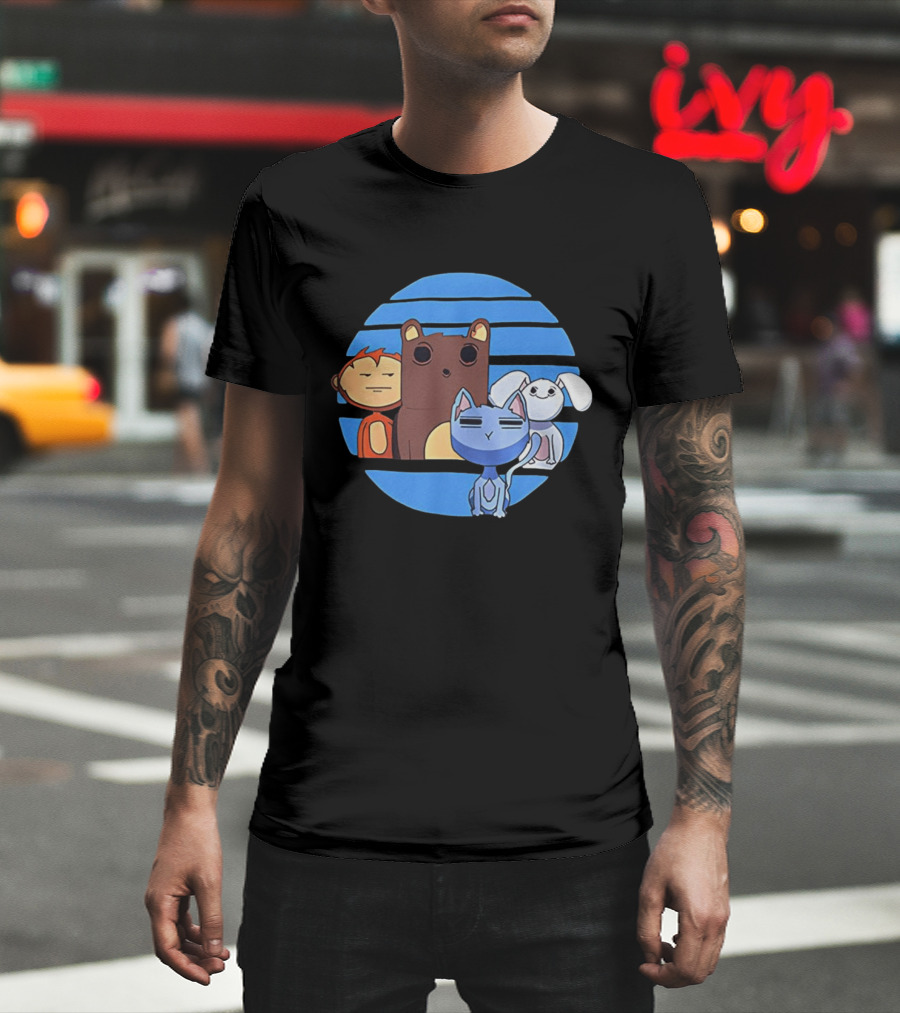Final Destination Bloodlines Cartoon Animals Bobby Campbell Owen Joyner T-Shirt