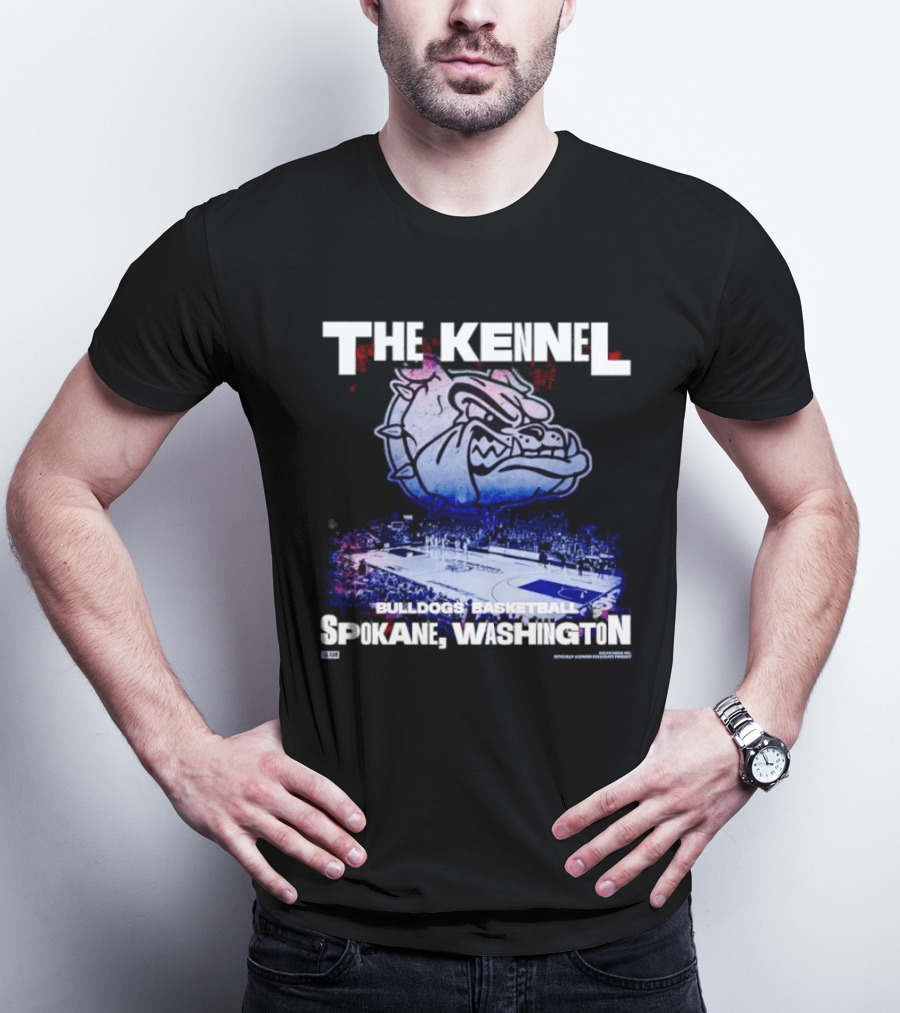 The Kennel Gonzaga Bulldogs Basketball Spokane Washington T-Shirt