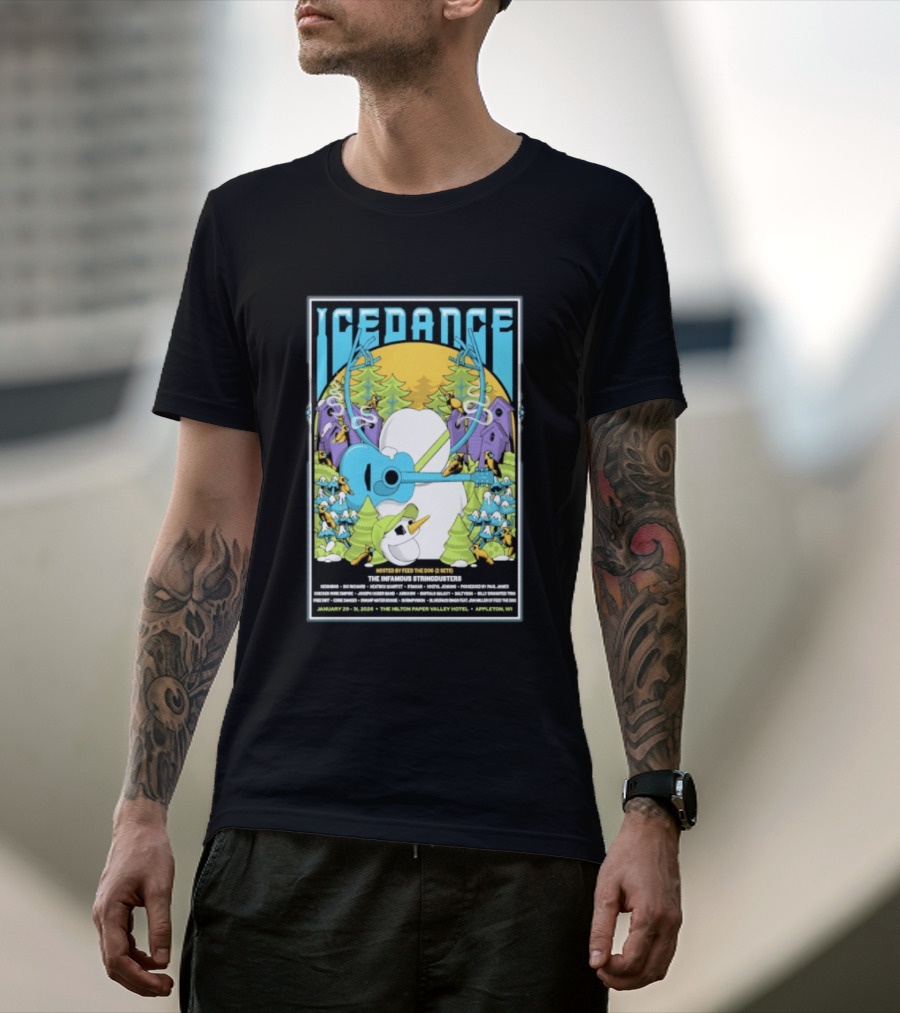 Ice Dance Music Fest Jan 29 31 2026 The Hilton Paper Valley Hotel Appleton Wi T-Shirt