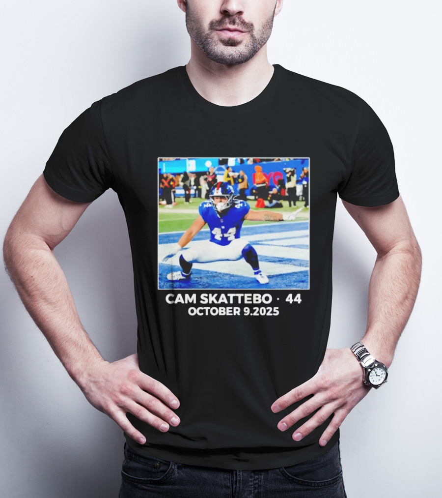 Cam Skattebo 44 October 9 2025 Football Action T-Shirt