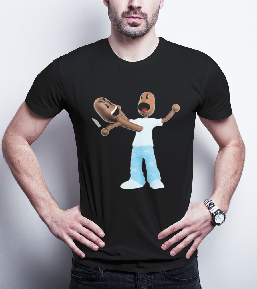 Kid Cudi Scotty Ramon Versus Cartoon Characters Clash T-Shirt