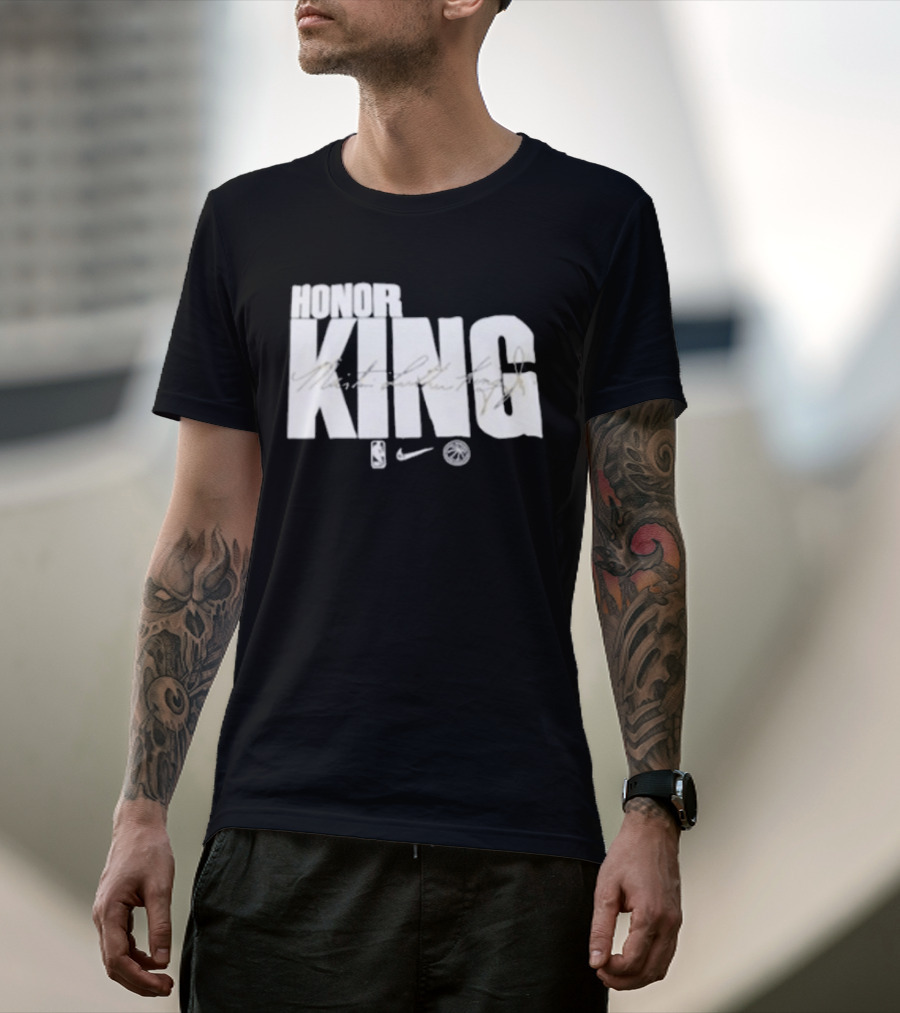 Nike Golden State Warriors Honor The King Martin Luther King Jr NBA T-Shirt