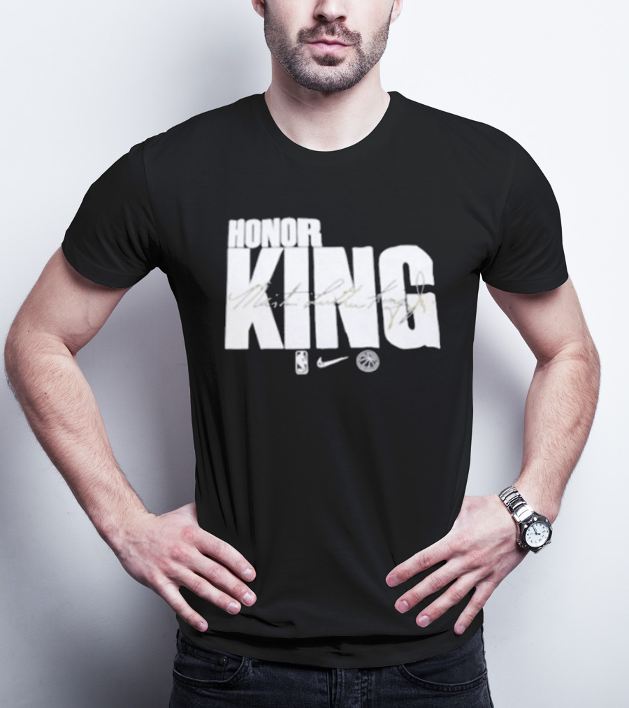 Nike Golden State Warriors Honor The King Martin Luther King Jr NBA T-Shirt