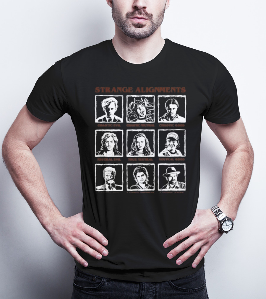 Strange Alignments Chaotic Evil Neutral Good T-Shirt