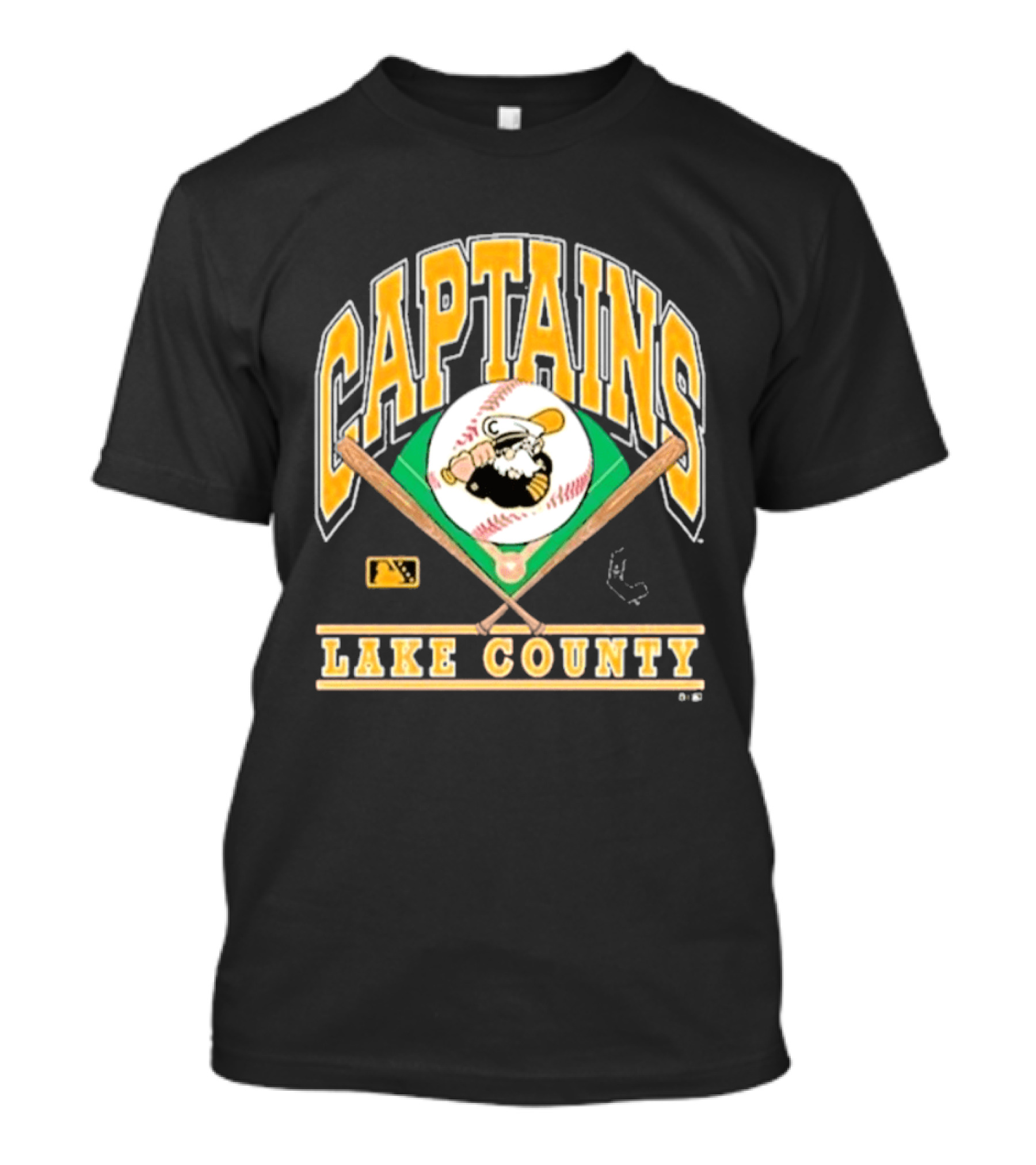 Lake County Captains Baseball Summit Sportswear MLB Team Merchandise T-Shirt