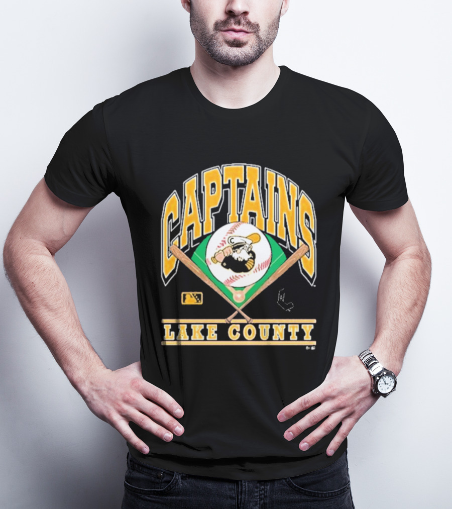 Lake County Captains Baseball Summit Sportswear MLB Team Merchandise T-Shirt