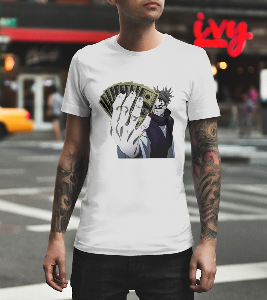 Choso Jujutsu Kaisen Money Fan Anime T-Shirt
