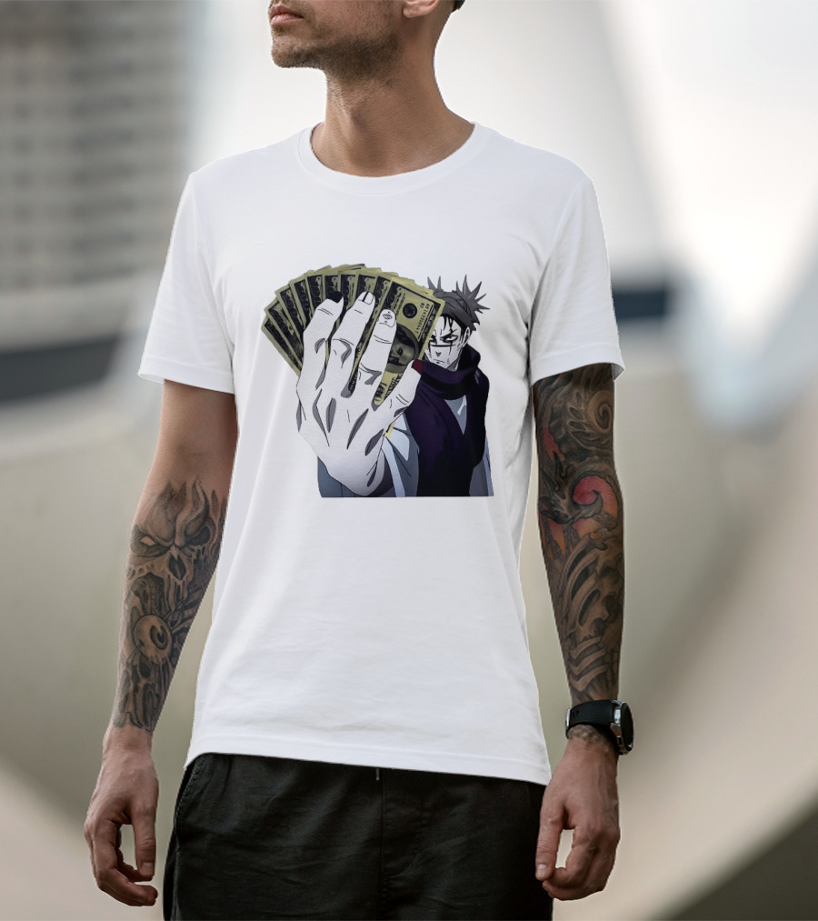 Choso Jujutsu Kaisen Money Fan Anime T-Shirt