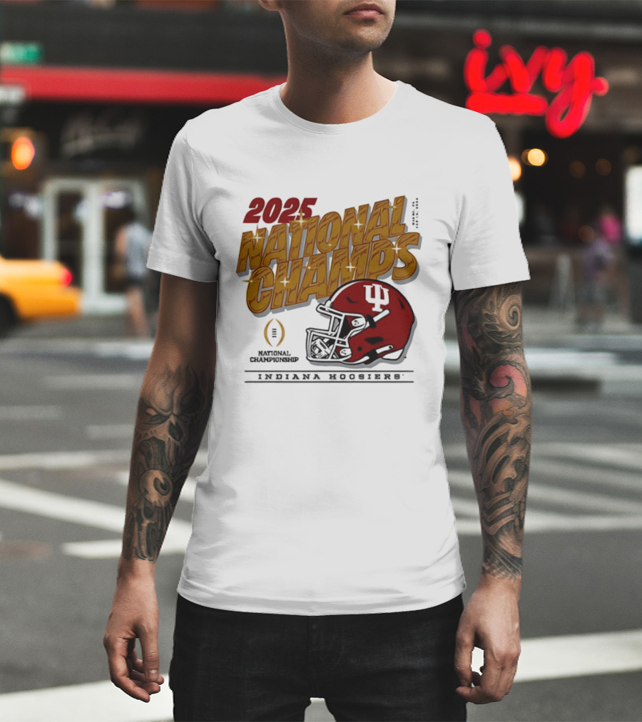 2025 National Champs Indiana Hoosiers Football Champions T-Shirt