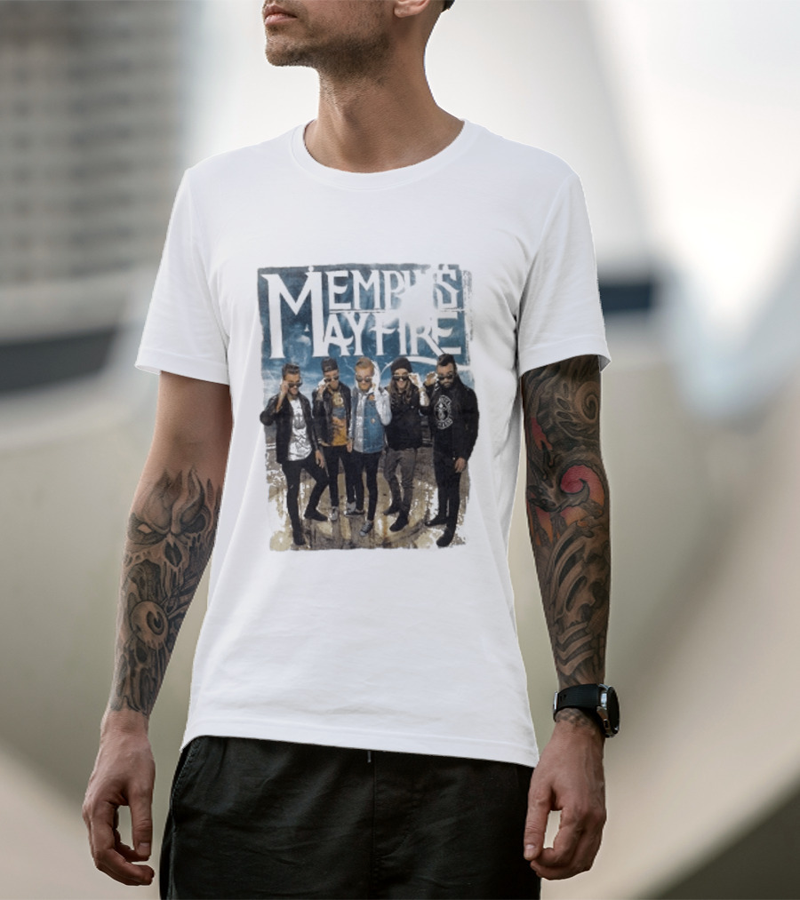 Memphis May Fire Band Sunglasses T-Shirt