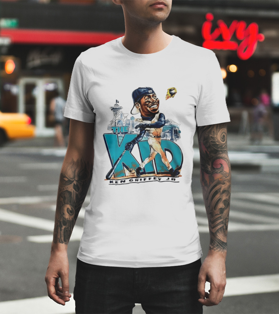 Ken Griffey Jr. The Kid Seattle Baseball Legend T-Shirt