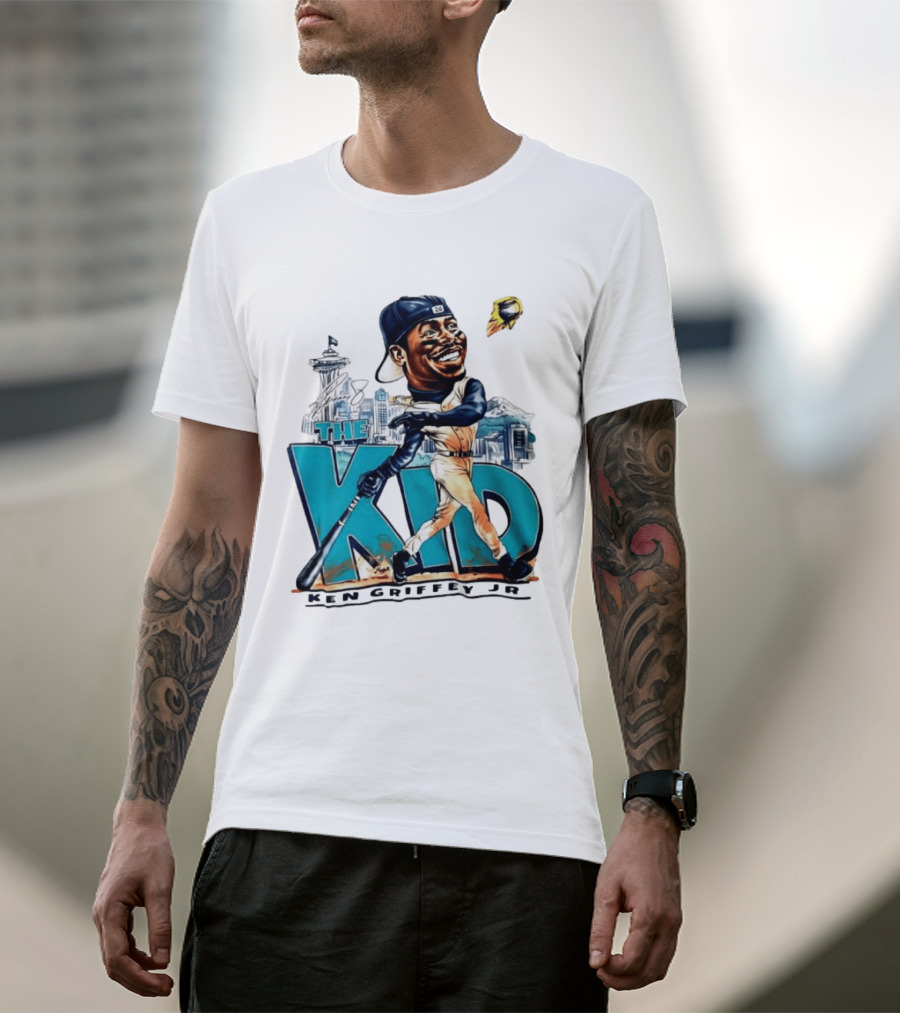 Ken Griffey Jr. The Kid Seattle Baseball Legend T-Shirt