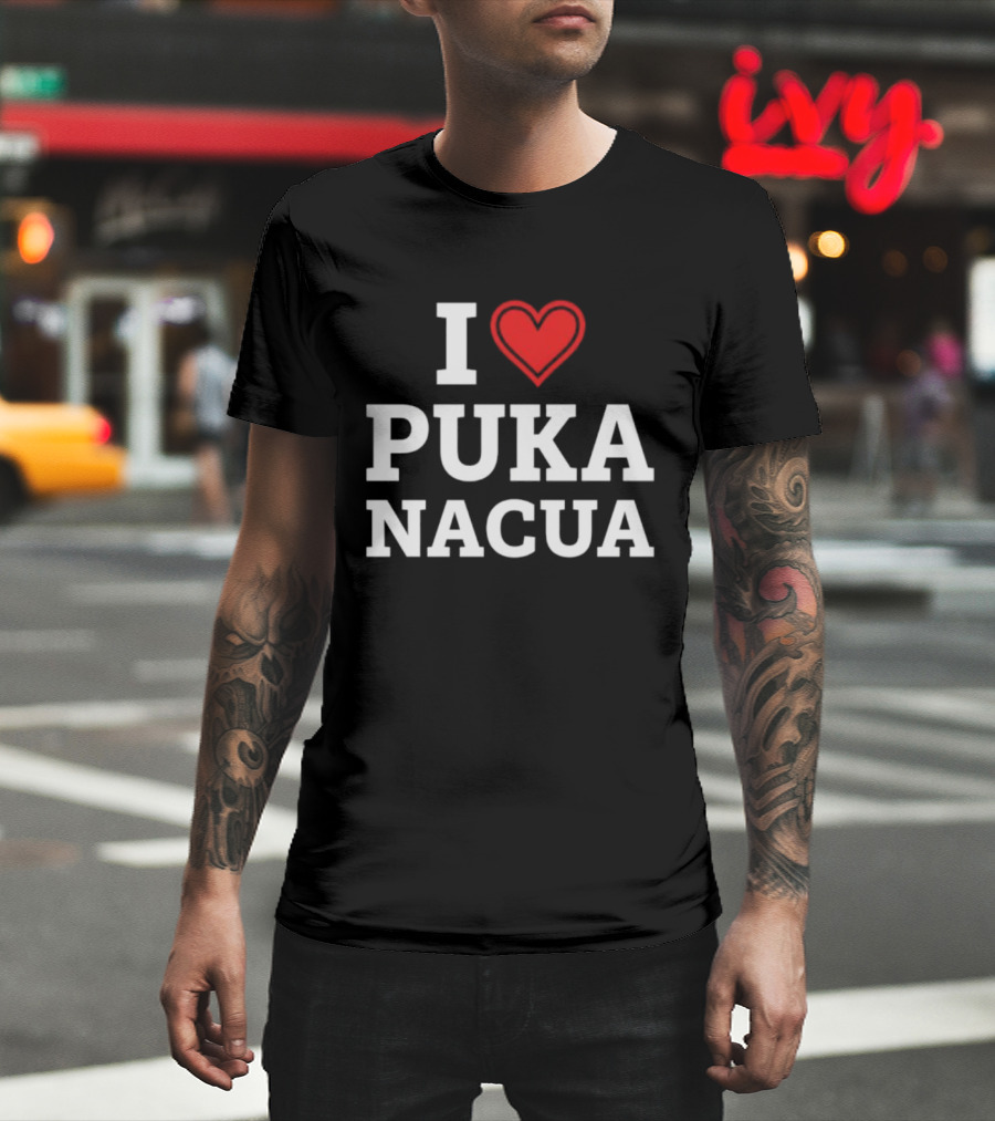 I Love Puka Nacua Enthusiast Supporters Fan Favorite T-Shirt