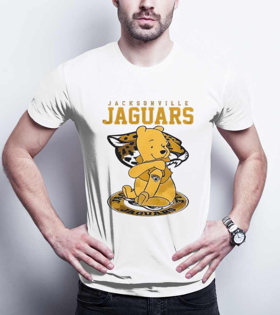 Jacksonville Jaguars Winnie The Pooh 100th Anniversary Collaboration T-Shirt