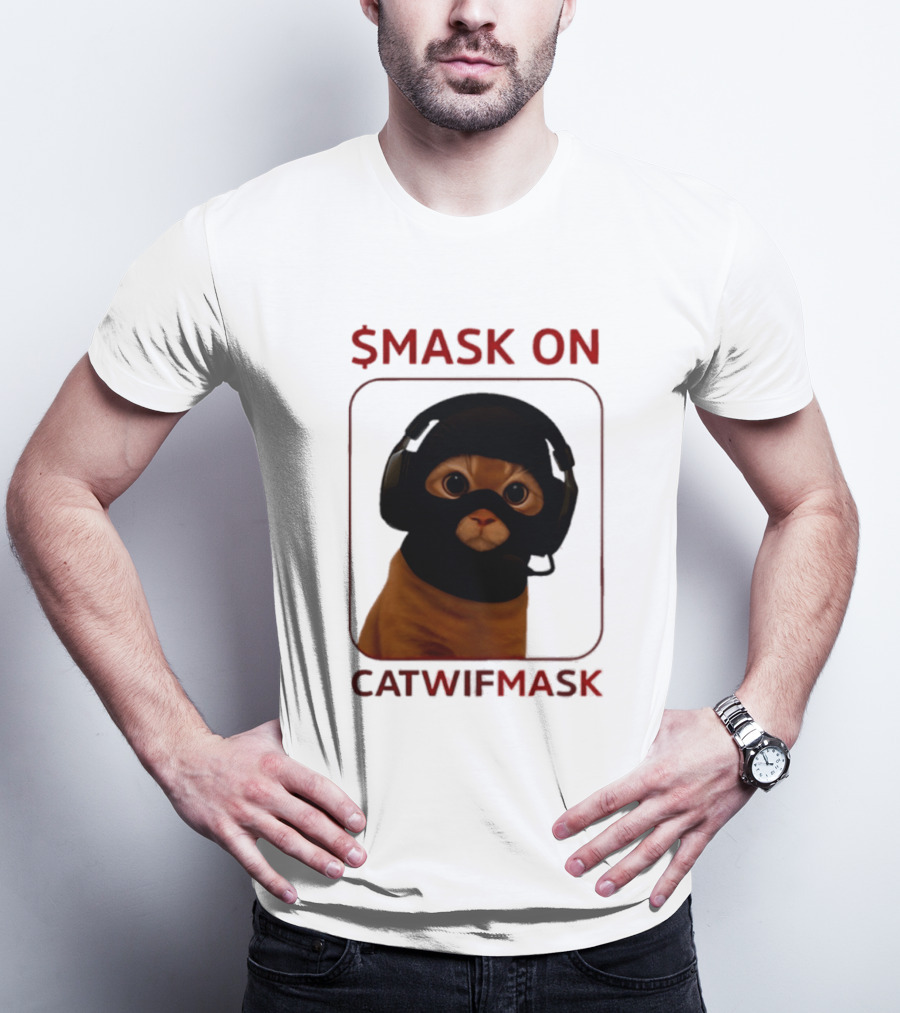 $Mask On Catwifmask T-Shirt