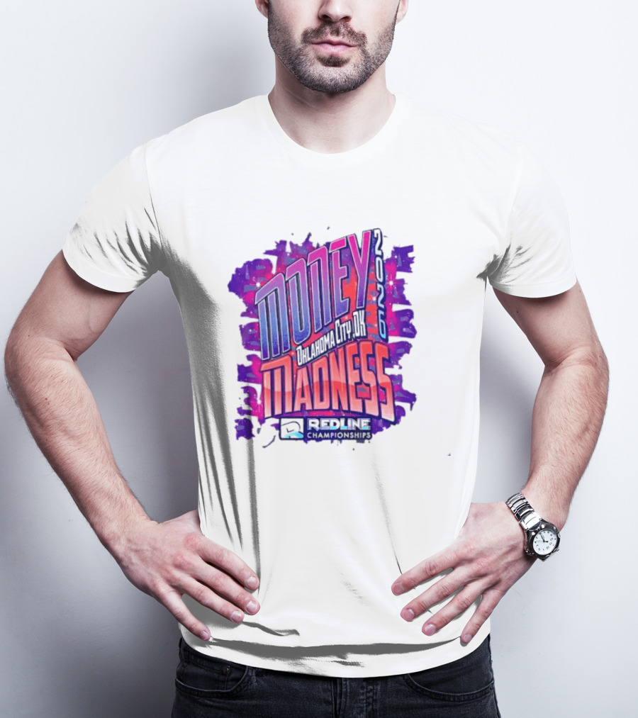 Money Madness 2026 Oklahoma City OK Redline Concept Neon T-Shirt