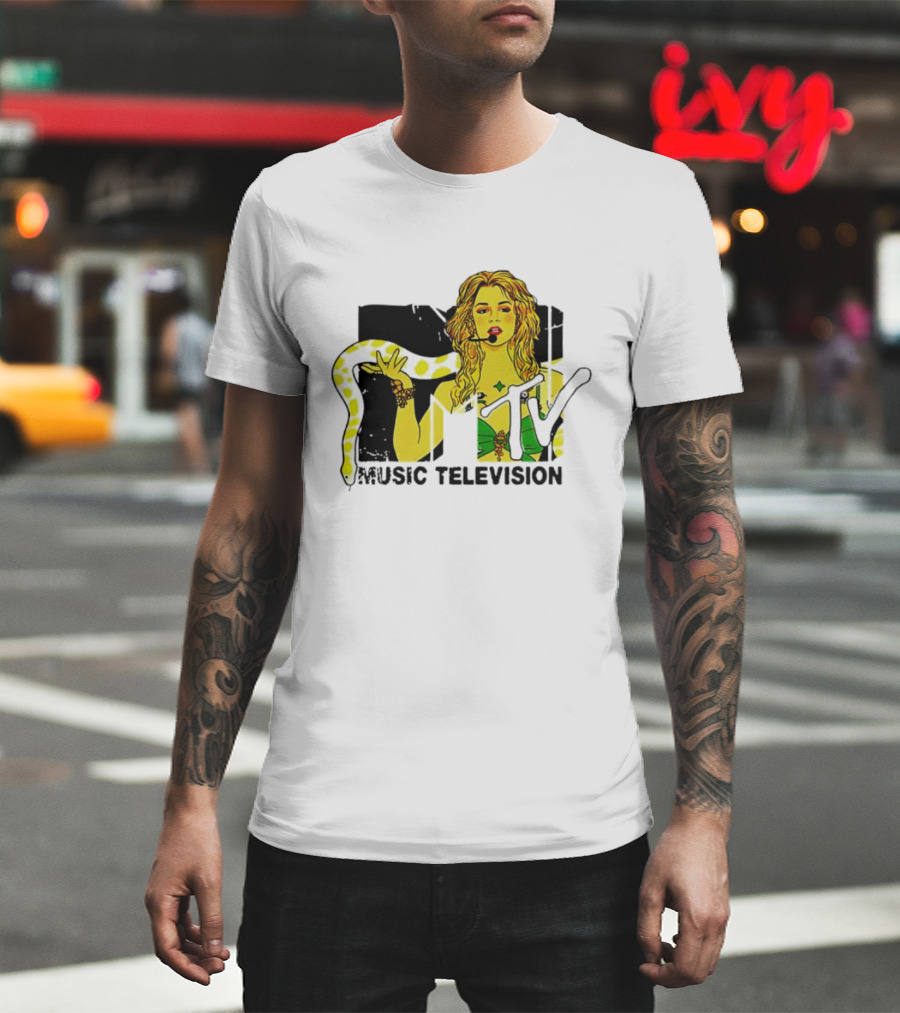 Britney Spears MTV Music Television Snake T-Shirt