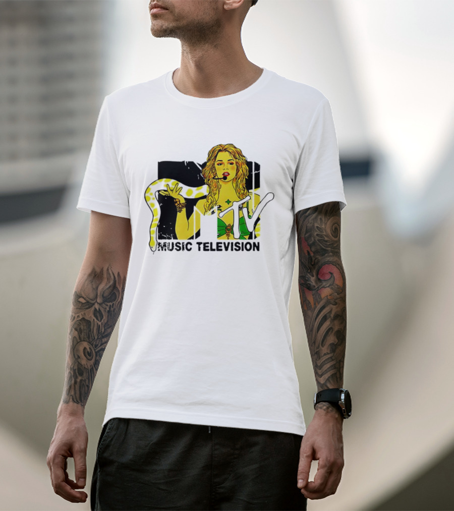 Britney Spears MTV Music Television Snake T-Shirt