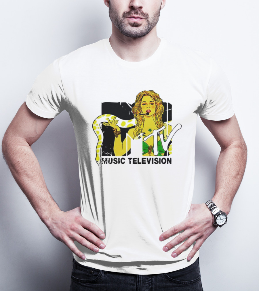 Britney Spears MTV Music Television Snake T-Shirt