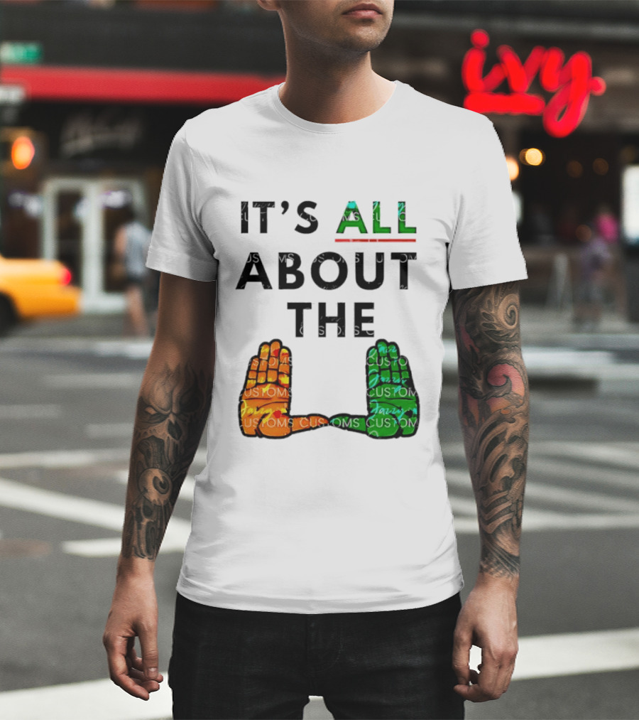 It's All About The U Miami Hurricanes Hand Gesture T-Shirt