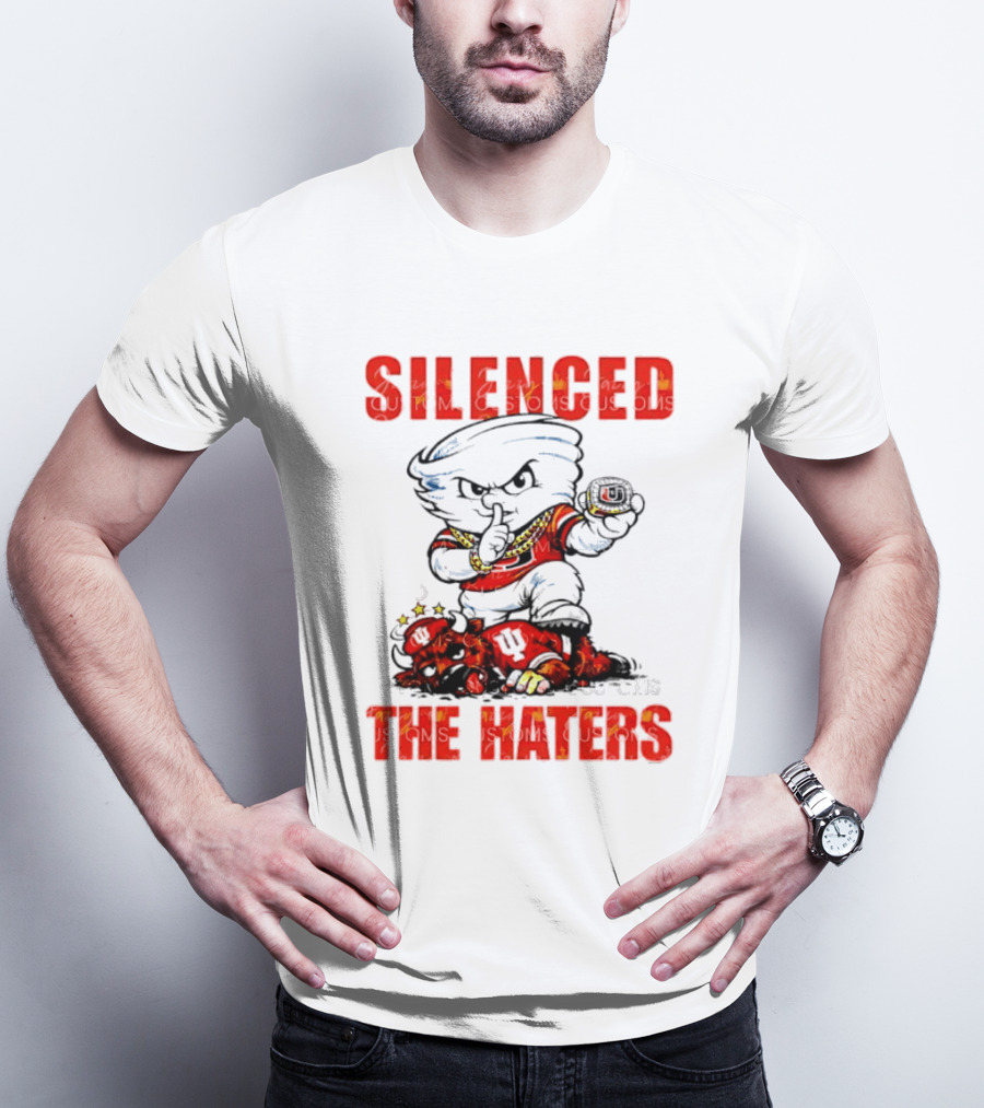Miami Hurricanes Silenced The Haters Bold Cartoon T-Shirt